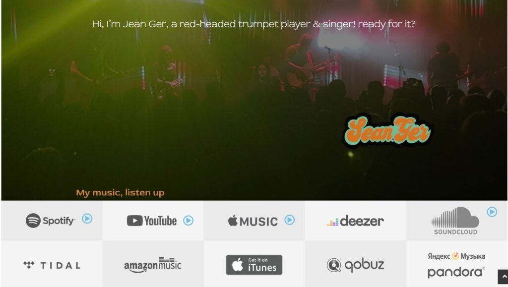 Website landing page + Excellent content + Hosting